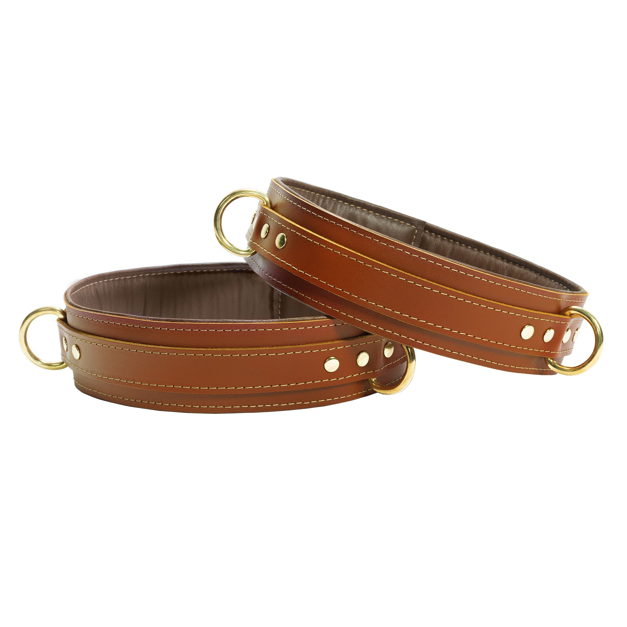 Finn Luxury Bondage Thigh Cuffs - Oddo Leather